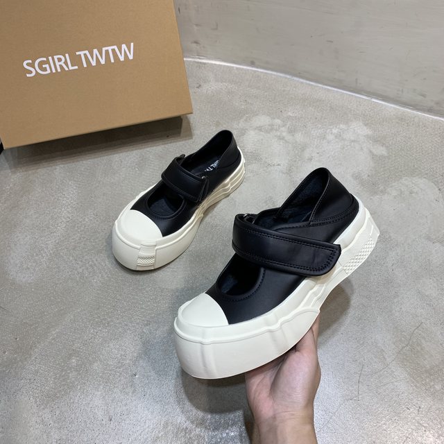 sgirl TWTW Japanese retro shallow Mary Zhen shoes female ins soft ...