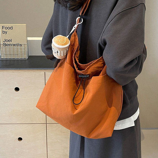 Casual big bag for women 2025 new fashion cloth bag shoulder bag large ...