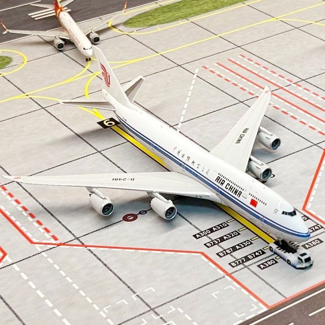 B747 Air China Aircraft Model Passenger Aircraft Non-assembled Military ...