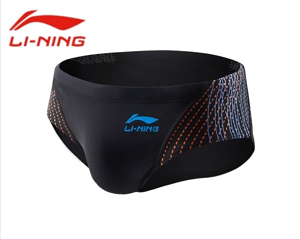 Li Ning genuine swimming trunks Men's triangle chlorine resistance, dry ...
