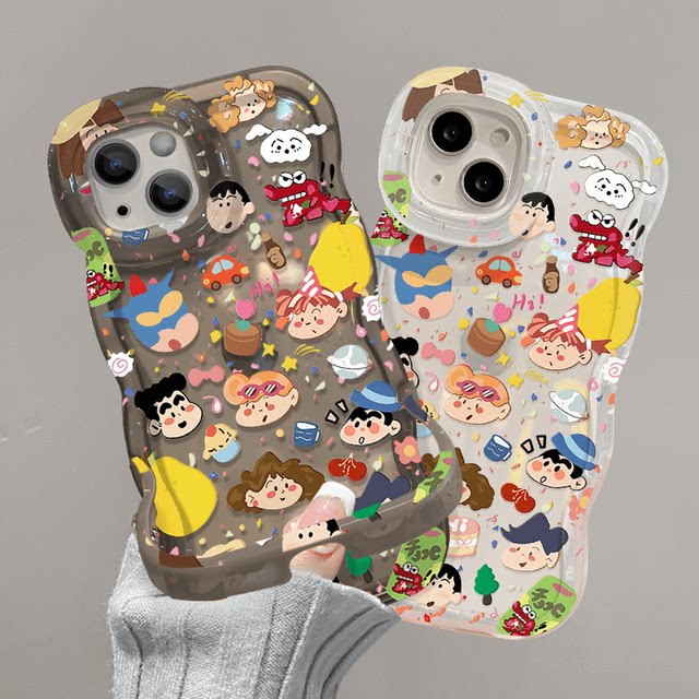Graffiti Crayon Shin-chan is suitable for 15 Apple 14 mobile phone ...