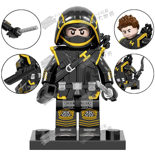 Avengers 4 Hawkeye Ronin Compound Bow Third Party Accessories MOC Assembled Building Blocks Doll ...