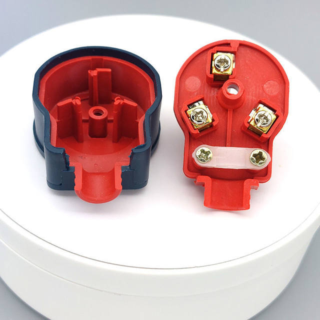 Thickened pure copper plug with two pins without wires, anti-fall ...