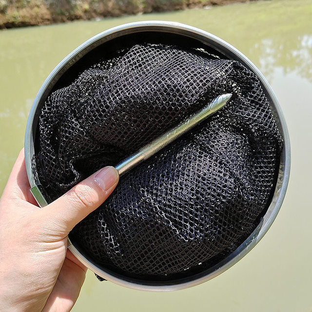 Mini small stream fish protection, wild fishing equipment, fish net bag ...