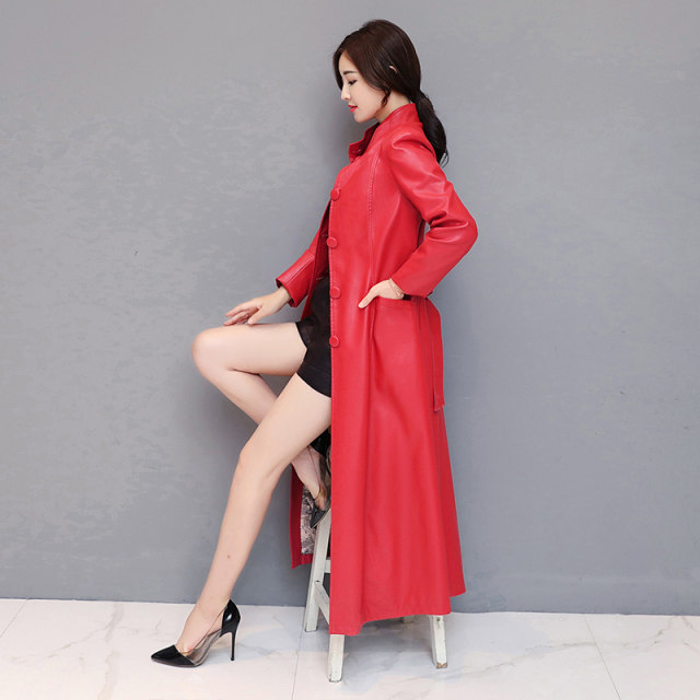 2025 Spring and Autumn New Haining European Station Leather Jacket ...