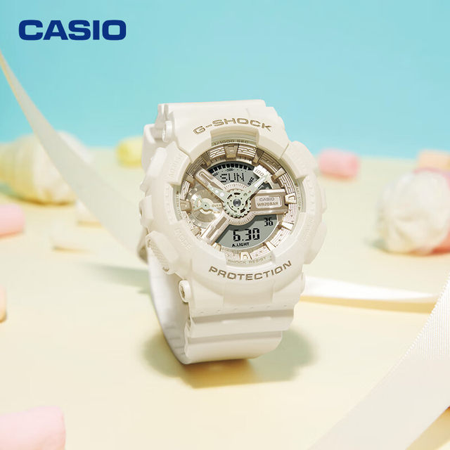 Casio watch female G-SHOCK unicorn sports waterproof cherry blossom ...