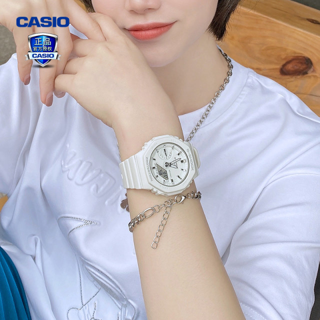 Casio watch female gshock neutral farm oak waterproof cherry blossom ...