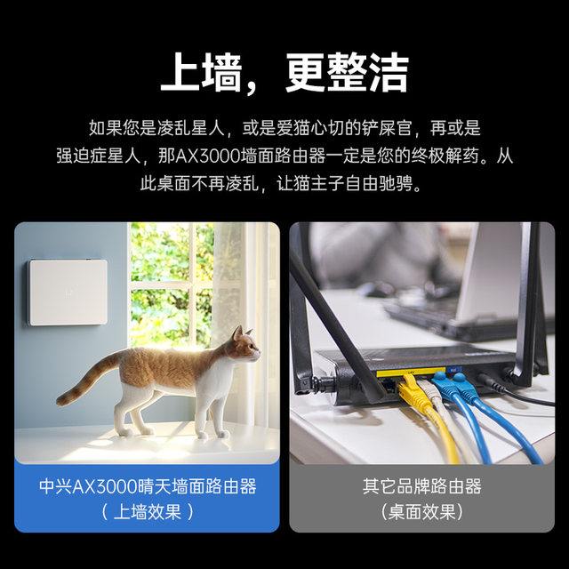 ZTE ZTE Sunny AX3000 central router Nebula wifi6 wireless Gigabit dual ...
