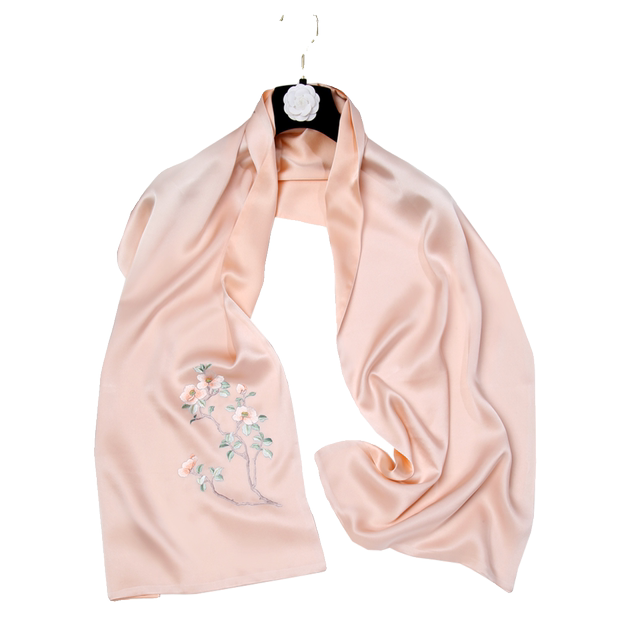 Chengdu Shu embroidered silk scarf handmade embroidered silk scarf ...