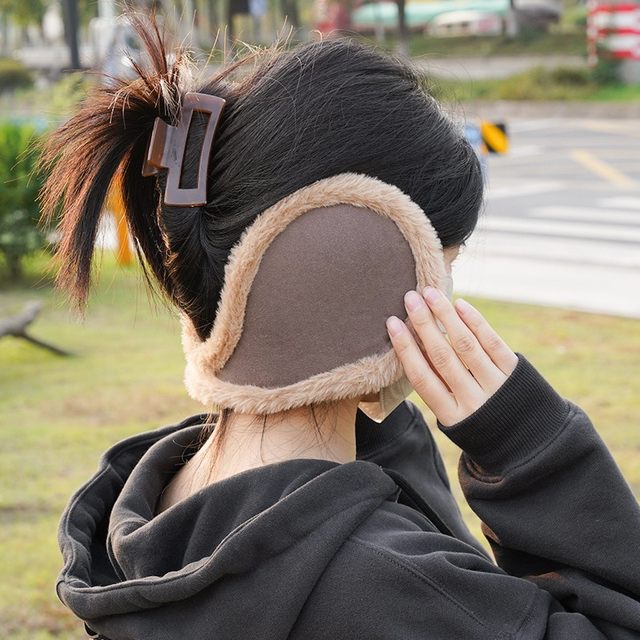 Thickened with velvet earmuffs men and women protecting ear covers in ...