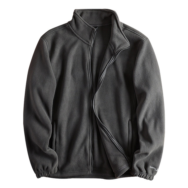 Foreign trade fleece coat male spring and autumn large size top top ...
