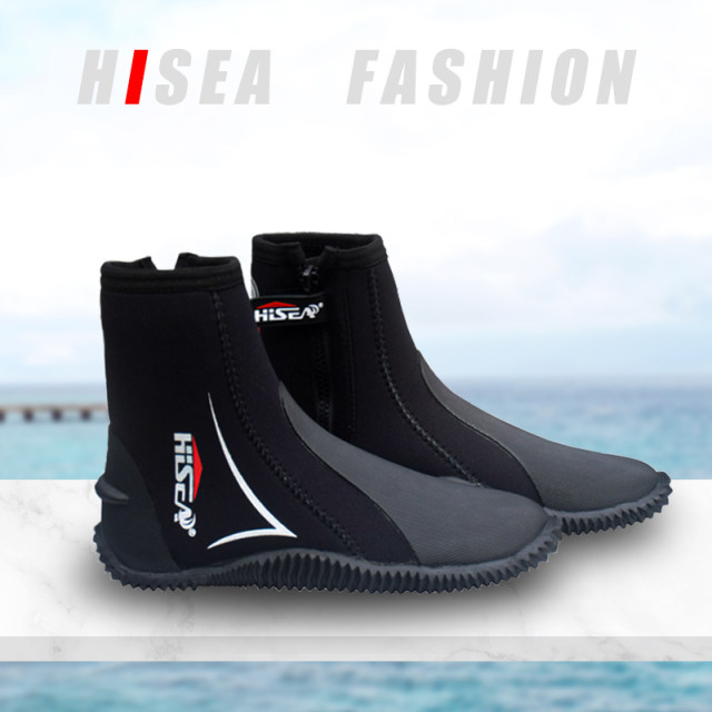 Diving boots with thick soles, anti-cut, scratch-proof and non-slip, 3 ...