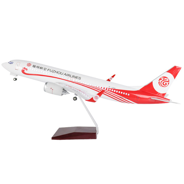Large -with wheel light aircraft model Fuzhou Aviation Boeing passenger ...
