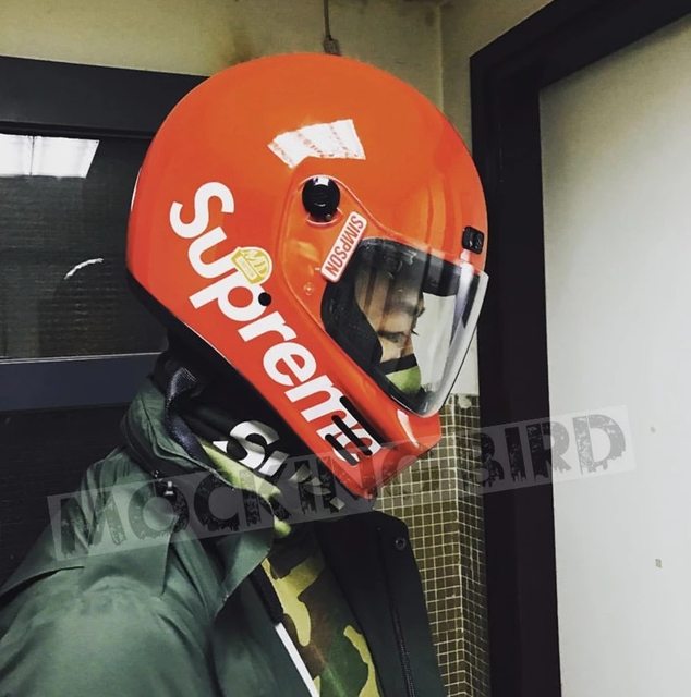 Trend Supreme Supreme helmet Male custom version Simpson motorcycle ...