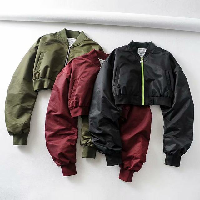 Spring short loose jacket shirt European and American INS slimming high ...