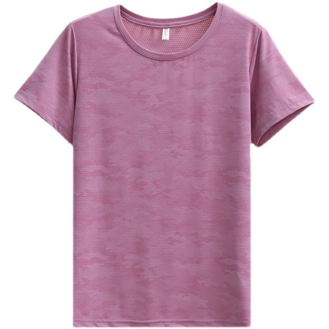 Speed drying T -shirt Female short -sleeved breathable elasticity super ...