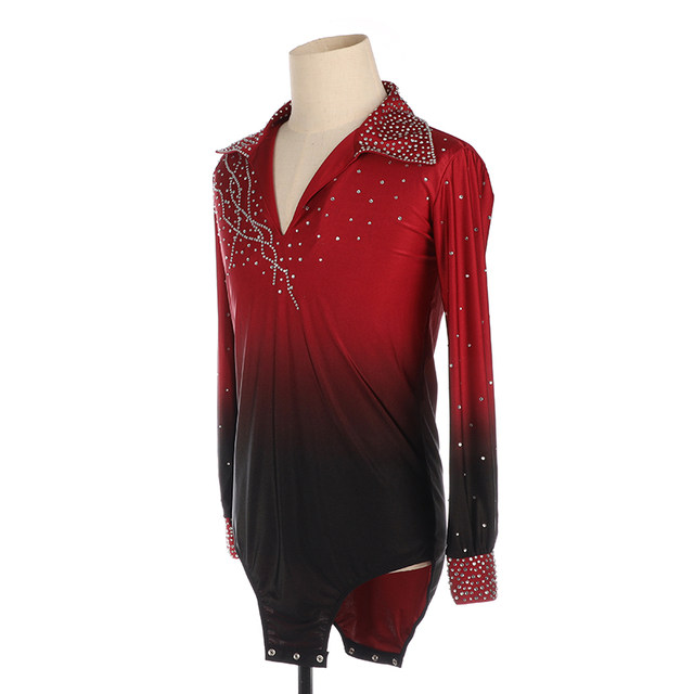 Funuo customized children's adult figure skating clothing for boys performance competition grade ...