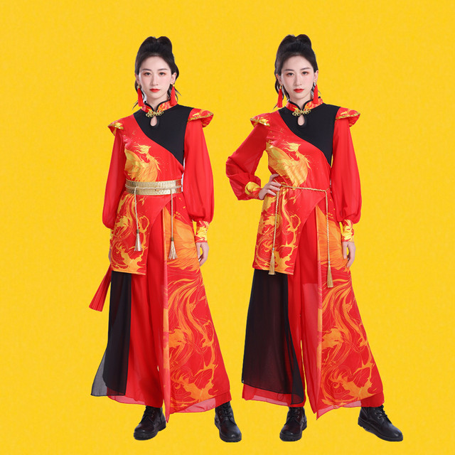 Chinese style dance costumes, national trend commercial performance ...