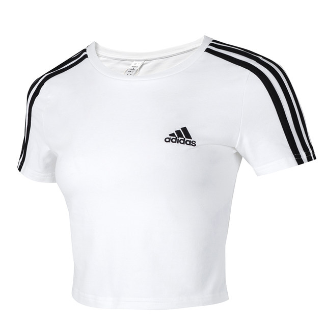 Adidas 2024 spring new women's short -sleeved short jacket training ...