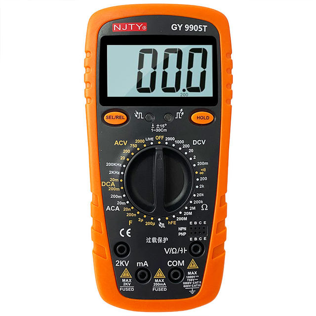 Photovoltaic high-voltage 2000V multimeter digital 2KV mining high ...