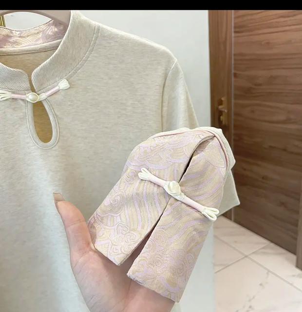 New Chinese style splicing base Chinese style jacquard temperament ...