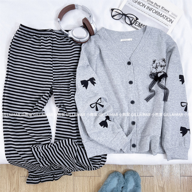 Can be worn outside Gill Aimar Little Bear's authentic striped girl ...