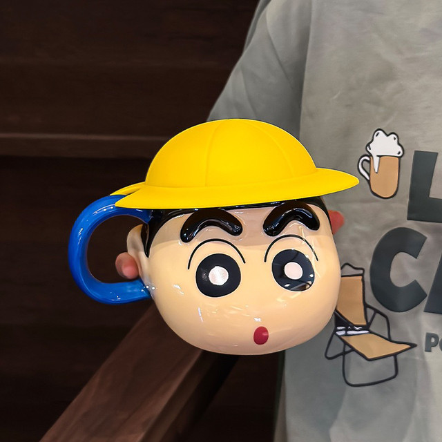 Crayon Shin-chan Cup for boys with high appearance ceramic cups, a pair ...