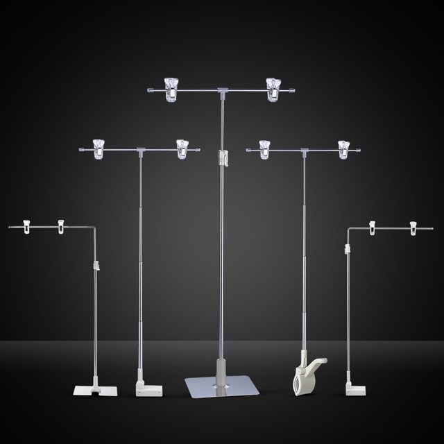 POP poster rack T-shaped poster bracket KT board advertising clip rack ...