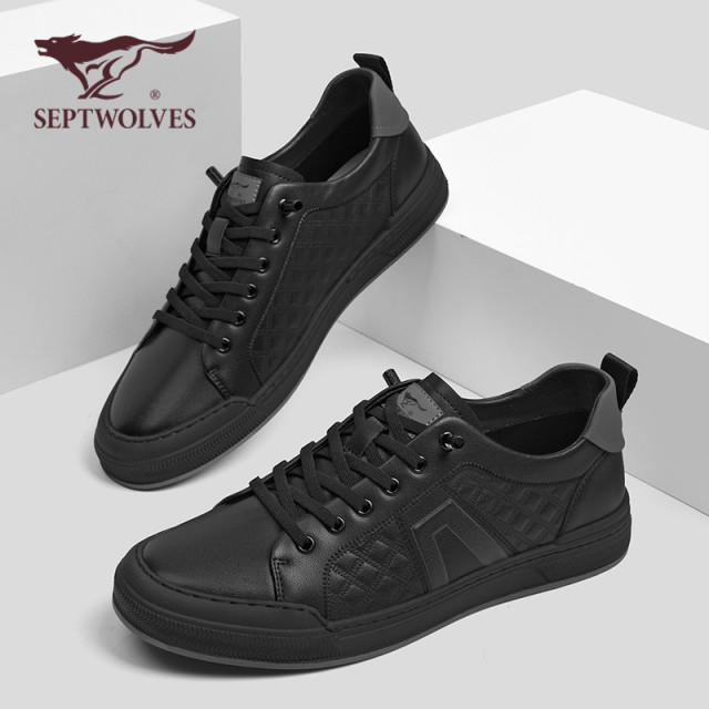 Septwolves versatile trendy shoes 2025 new winter men's shoes high-end ...