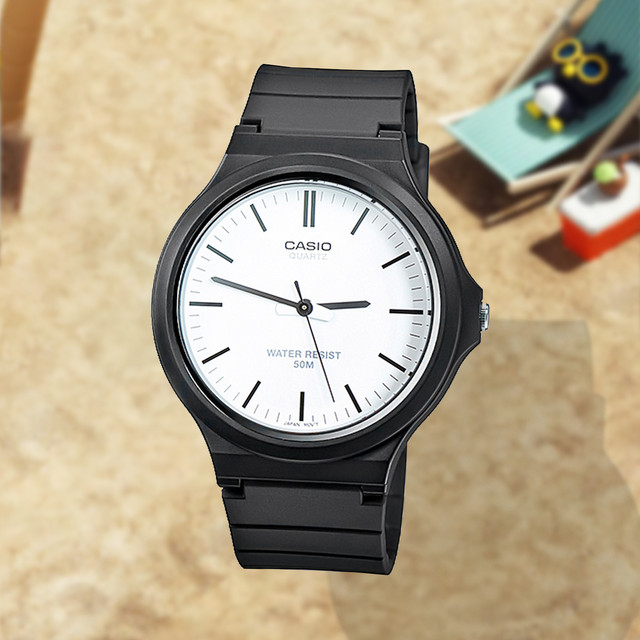 Casio watch CASIO quartz classic simple student couple large dial MW ...