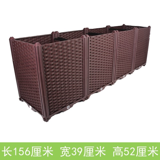 Deeple to deepen the planting box rectangular balcony vegetable basin ...