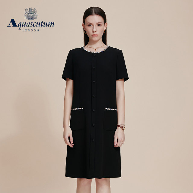 Aquascutum/Yager Shidan 2025 spring and summer new women's dress with ...