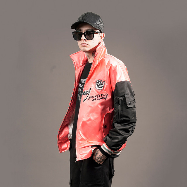 Wookong Goku New Products Four Heavenly King Printing Jacket Baseball Men's Autumn and Winter ...