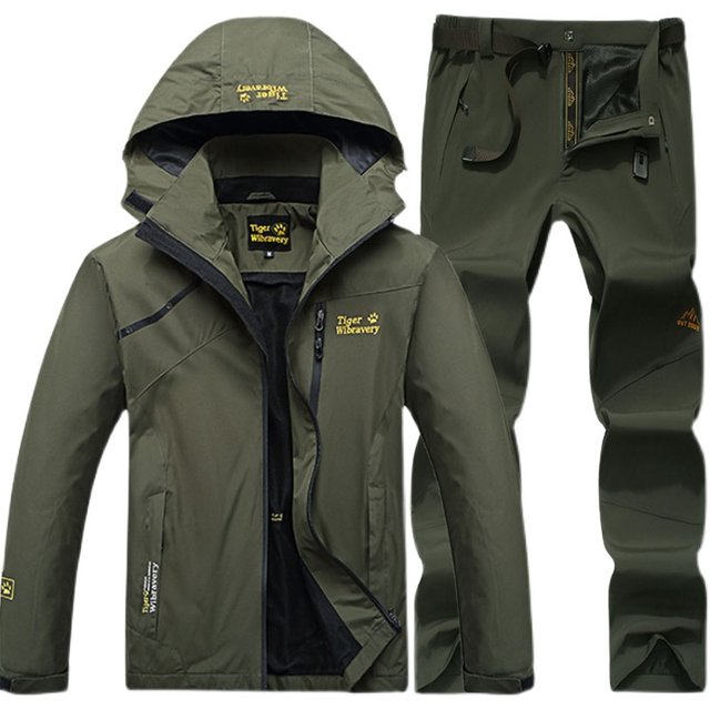 Outdoor jacket coat men's three -in -one detachable autumn and winter ...