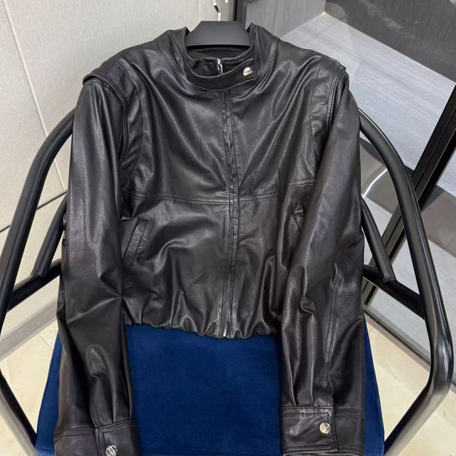 2025 new sleeves can be detached and two genuine leather jackets for ...