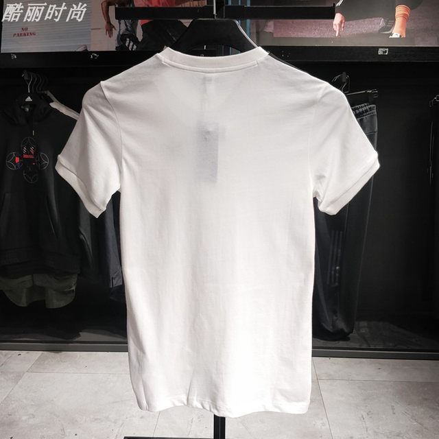 Adidas clover women's short-sleeved Adidas summer new fitness top ...