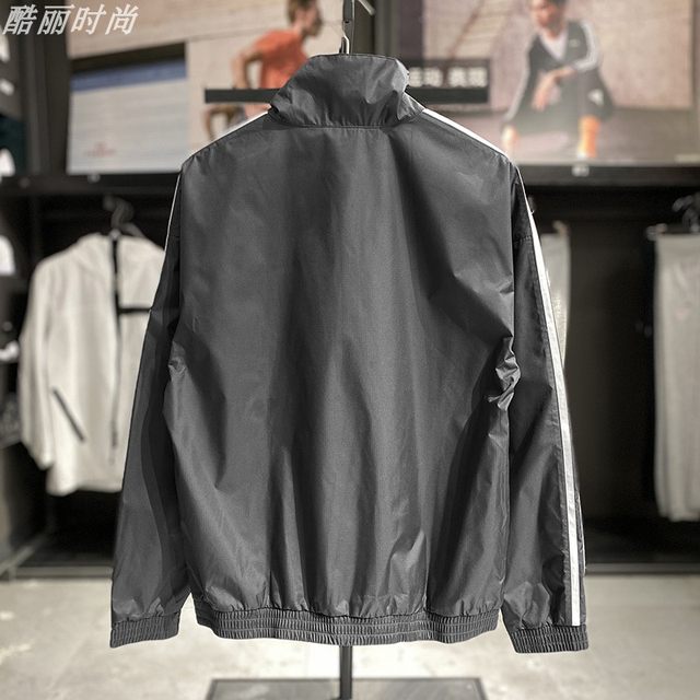 Adidas men's and women's coat clover Adidas autumn new woven sportswear ...