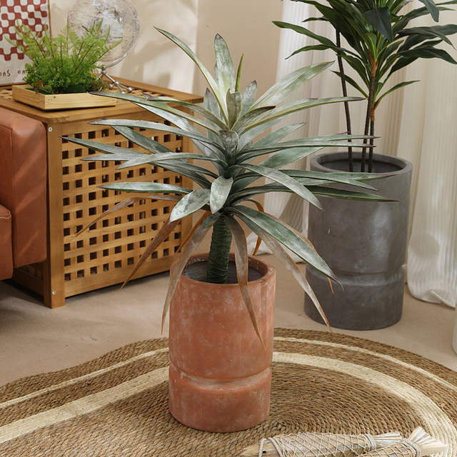 Floor-standing large magnesium mud flower pot magnesium oxide ...