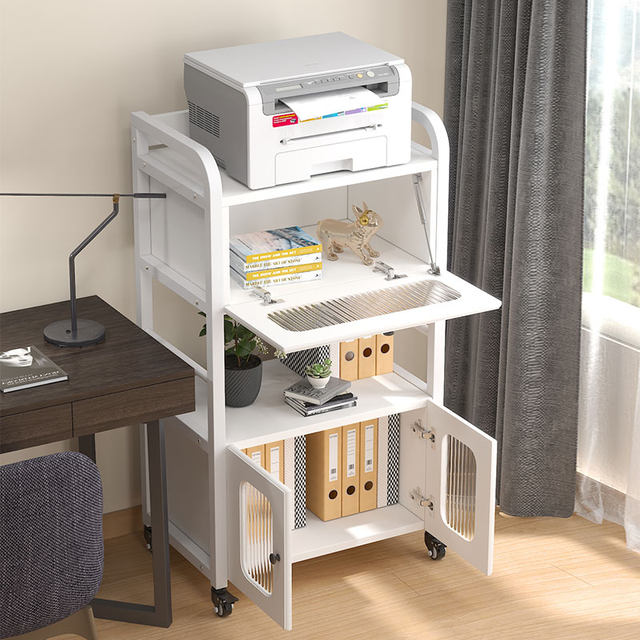 Printing rack office standing rack landing multi -layer bookshelves ...