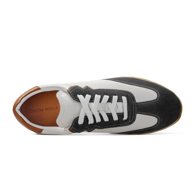 ThomWills men's casual shoes genuine leather Forrest shoes retro ...