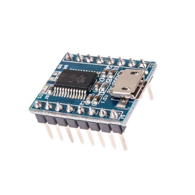 Jq6500 voice module mp3 module MCU serial port control broadcast one ...