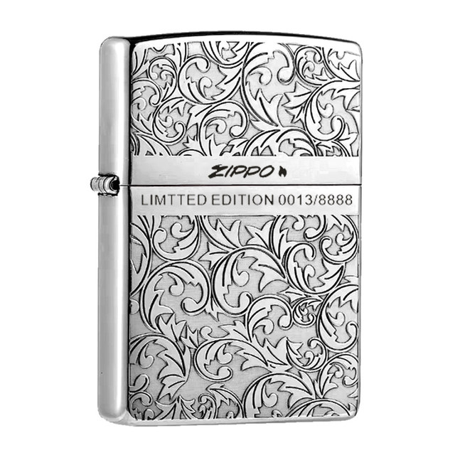 Zippo sterling silver windproof lighter genuine limited edition with ...