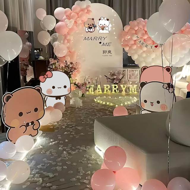 One or two cloth theme modeling board proposal room proposal room ...