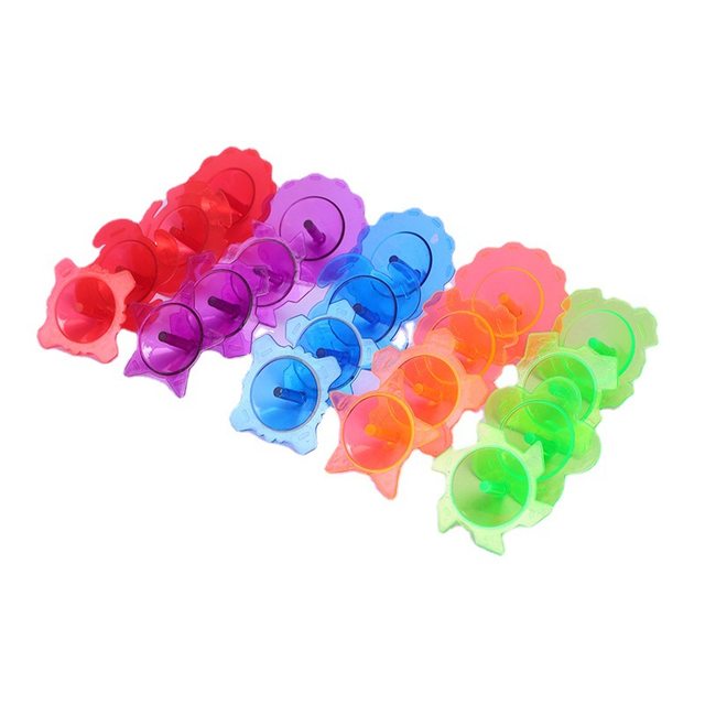 Small lace gyro transparent plastic small gyroscope color kindergarten ...