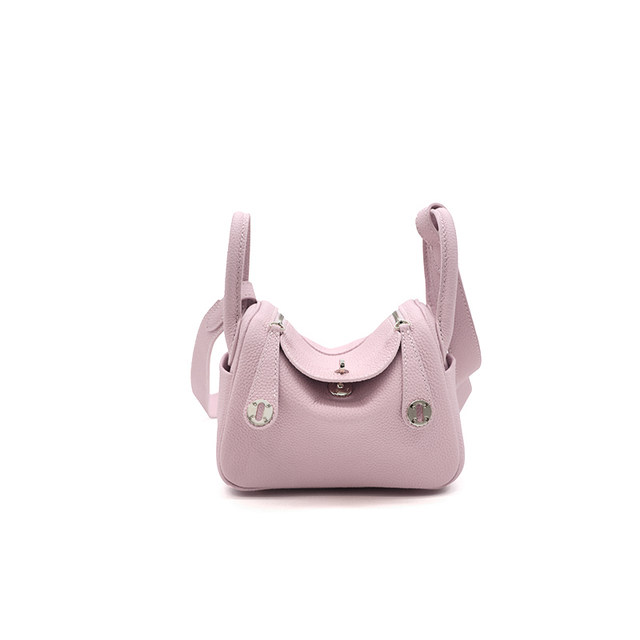 First layer cowhide mini Lindi bag for women with high-end versatile ...