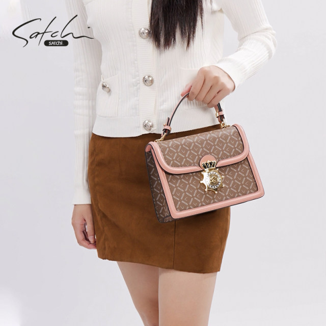 SATCHI/Sachi women's bag brand design recommended handbag classic ...