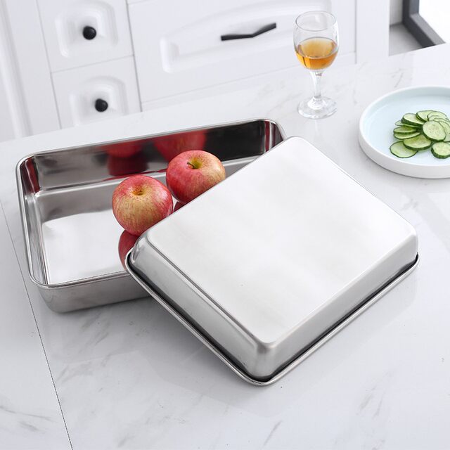 304 stainless steel square plate flat plate rectangular box with lid ...