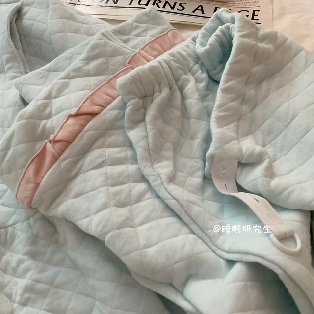 Autumn and winter new female pajamas pure cotton confinement after ...