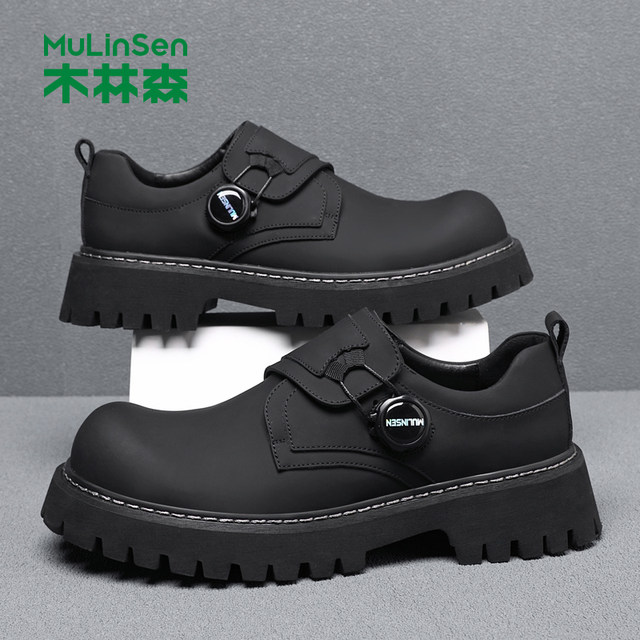 Mulinsen men's shoes 2025 spring genuine leather big-head casual ...