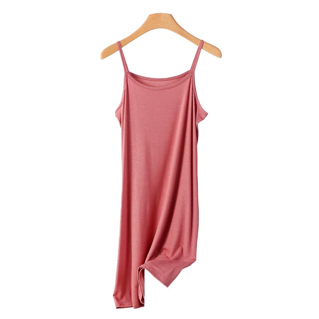 Modal anti-see-through suspender dress women's summer thin a-line skirt ...